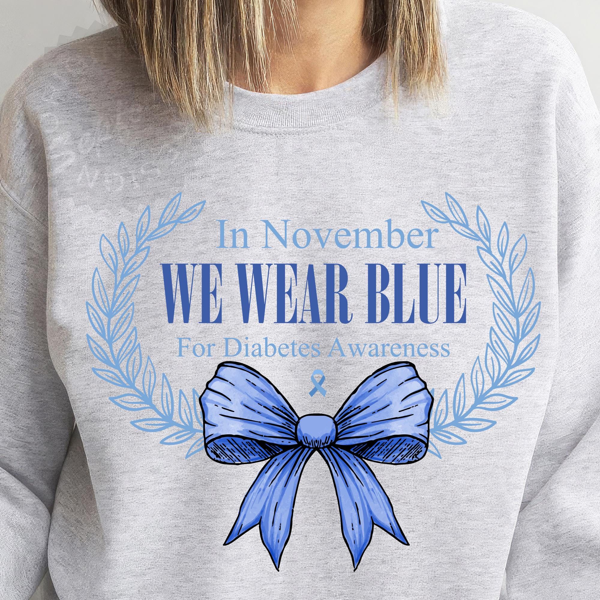 Diabetes Svg Png. in Nowember We Wear Blue Svg. Diabetes Awareness Png ...