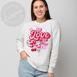 Retro Love Svg, Valentines Day Svg, Png. Retro Heart Design Tshirt for ...