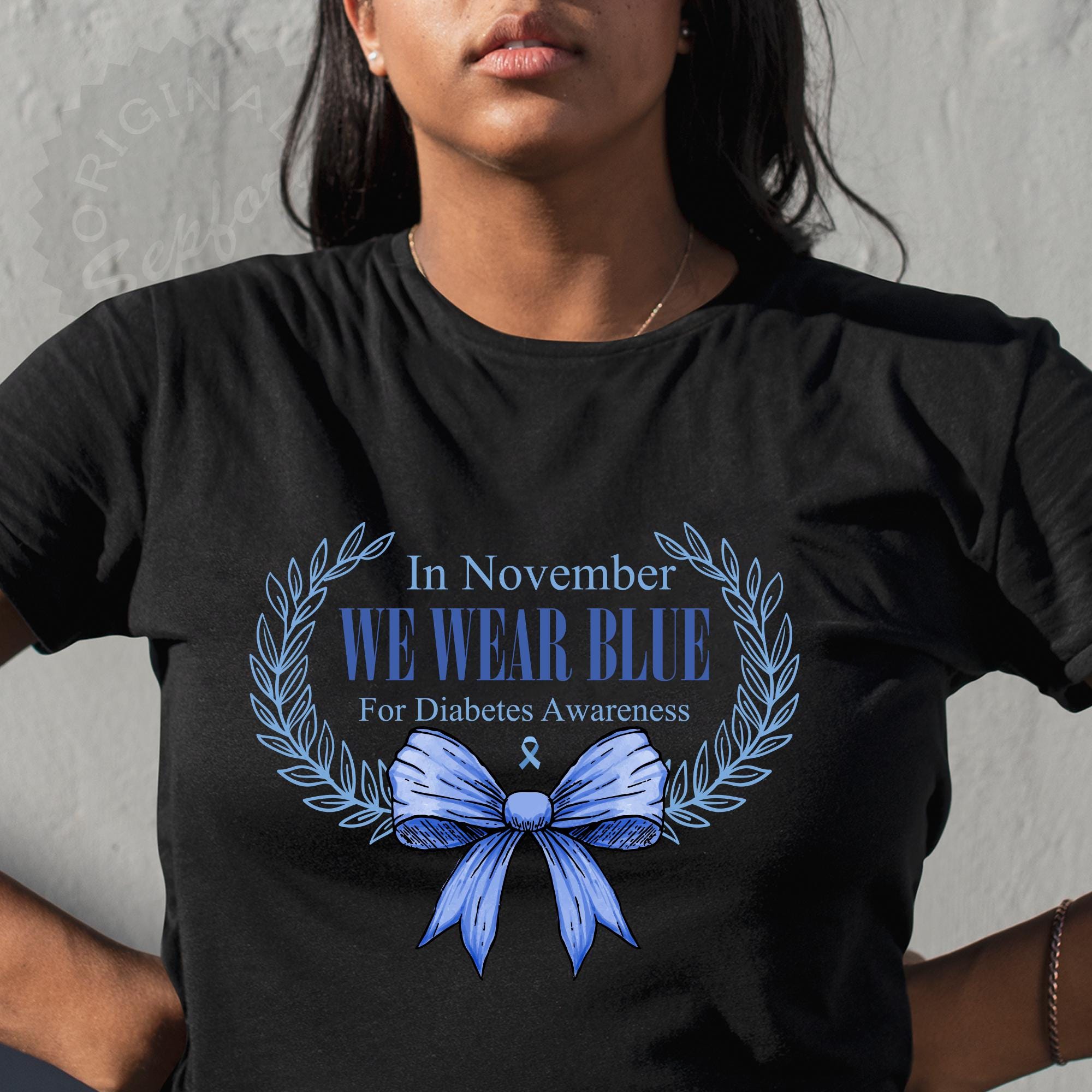 Diabetes Svg Png. in Nowember We Wear Blue Svg. Diabetes Awareness Png ...