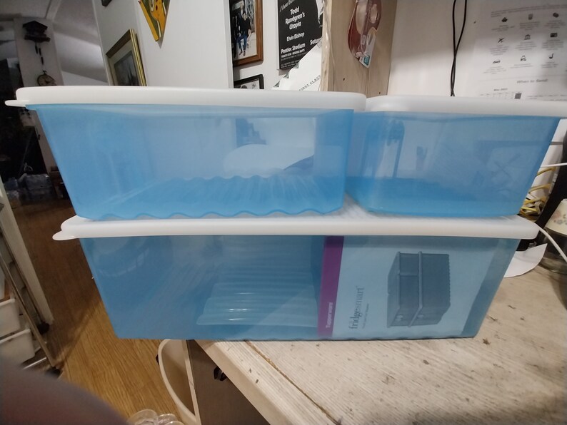 Vintage Tupperware Fridge Smart Set - Etsy