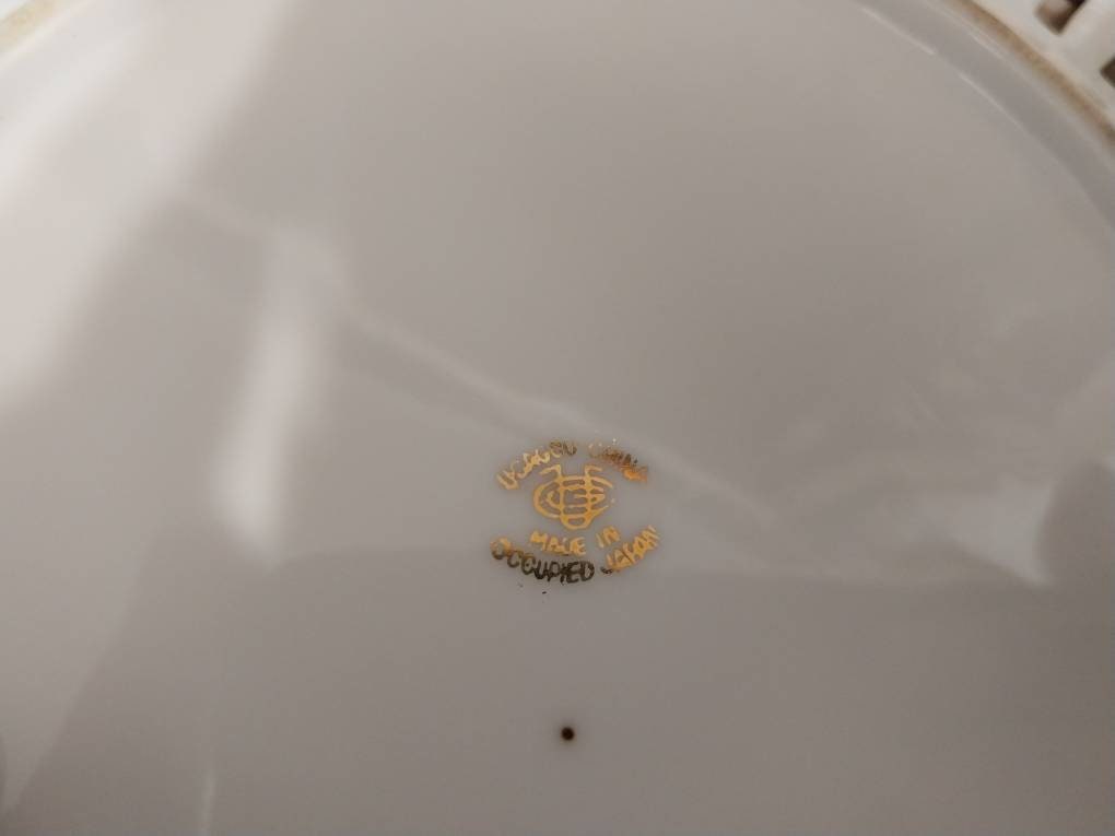 Vintage Ucagco China Plate is Made an Occupied Japan - Etsy