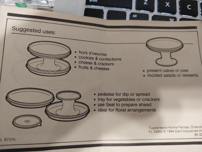 Vintage Tupperware Serve-it-all Set - Etsy