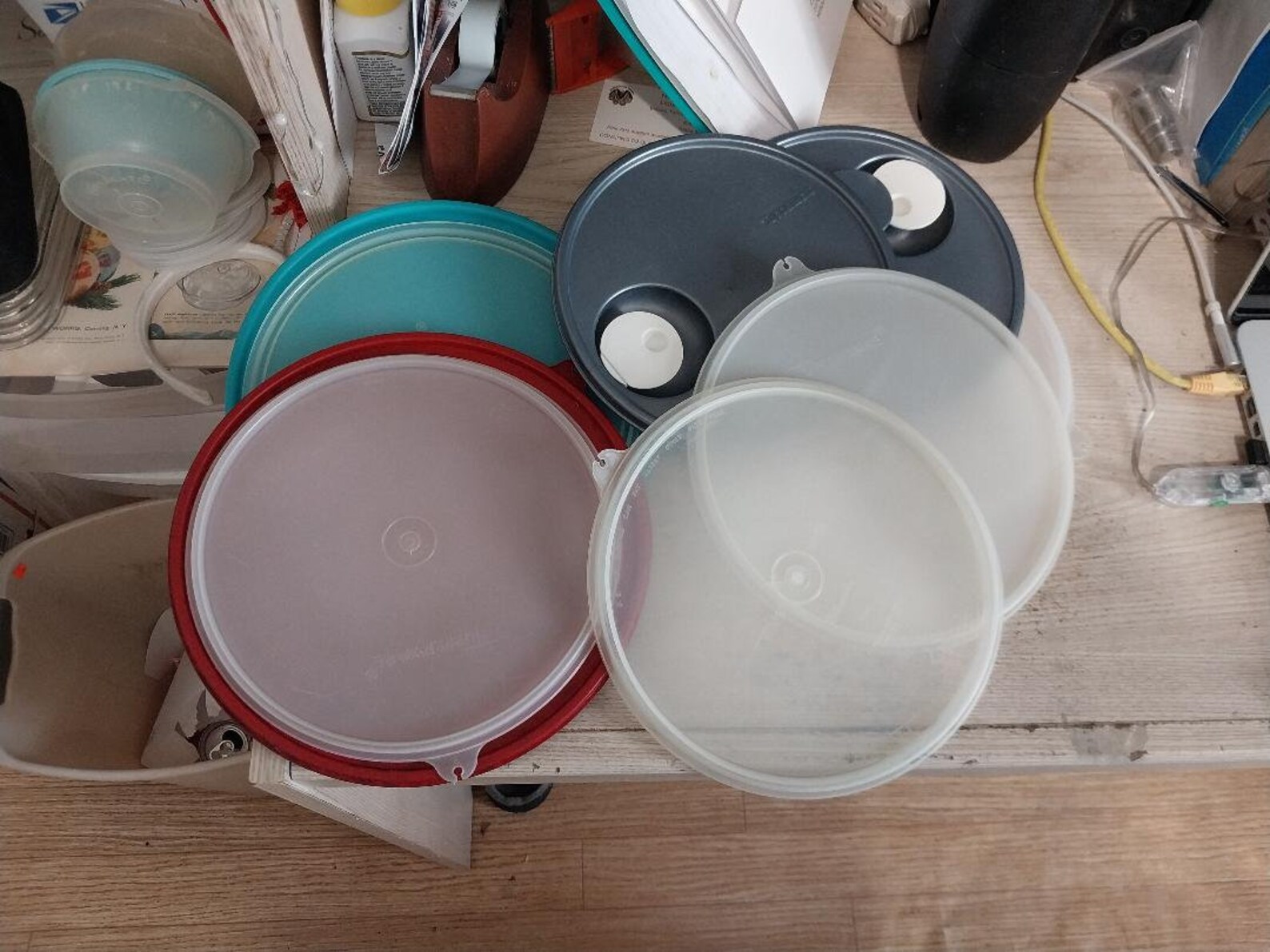 Vintage Tupperware Lids - Etsy