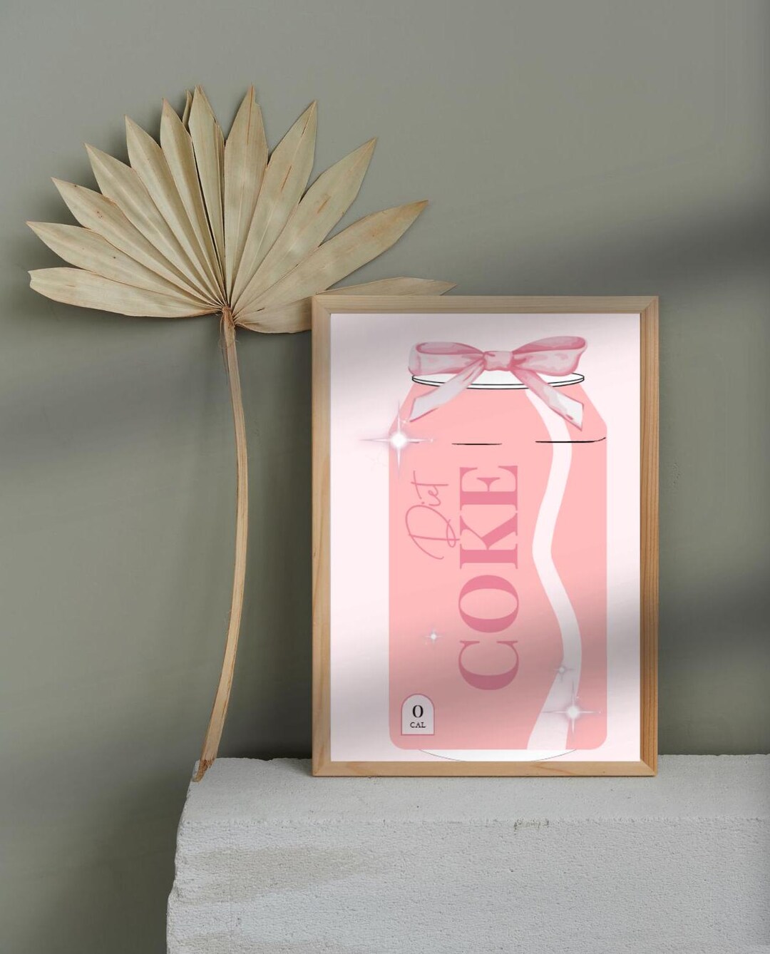 Coquette Pink Diet Coke Digital Print – Cute & Aesthetic Wall Art - Etsy