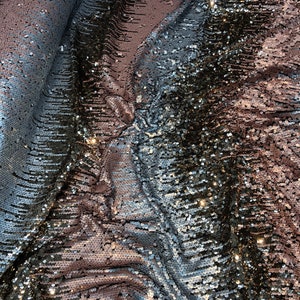 Multi Color Sequins 54" Wide Beautiful Rose Pink Grey Black Color Combo ...