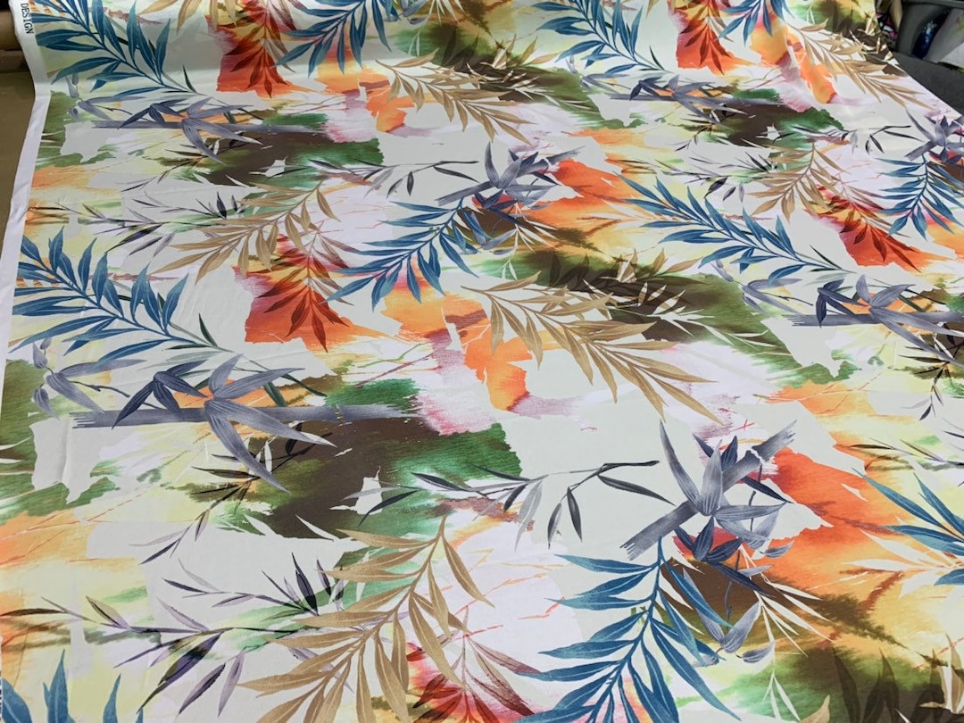 Satin Charmouse Digital Print 54 Wide. Beautiful Multi Color - Etsy