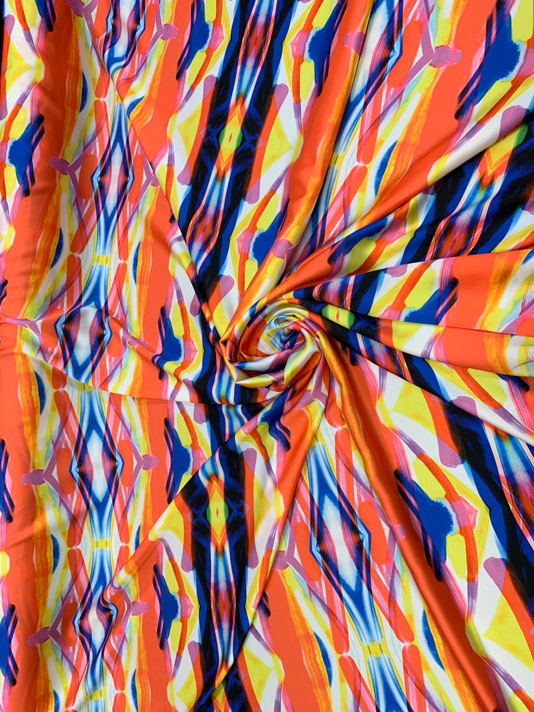 Digital Satin Printed Charmouse 54 Wide. Beautiful Abstract Design ...