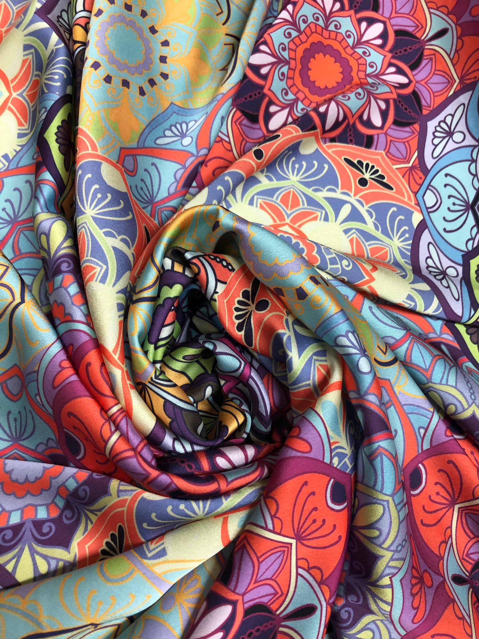 Beautiful pastel colors digital floral print 54 wide. Best | Etsy