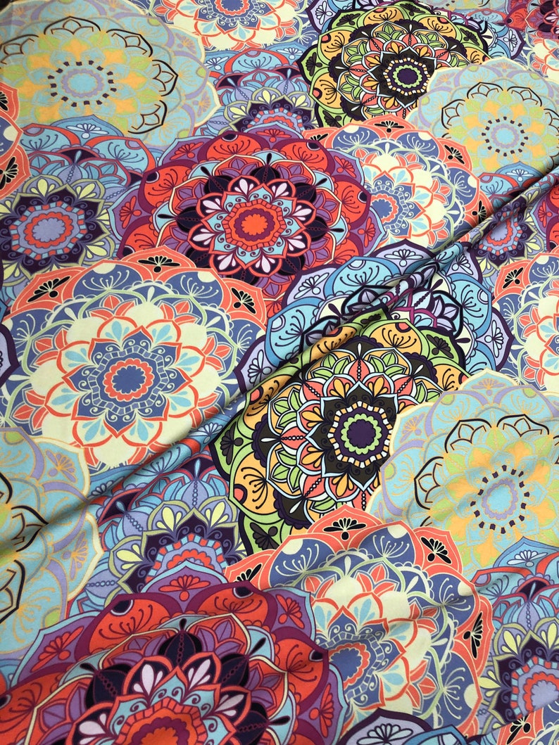 Beautiful pastel colors digital floral print 54 wide. Best | Etsy