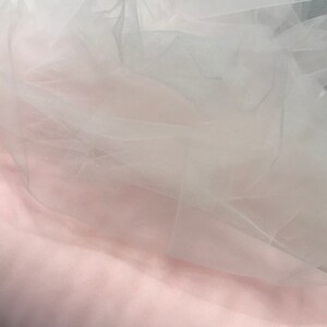 Soft Tulle Mesh Fabric 60" Wide. Best Usable for Bridal Viel, Bridal ...