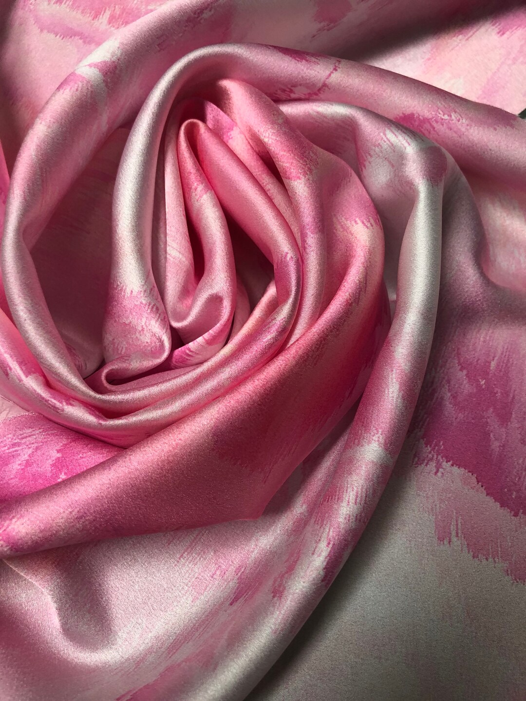Digital Satin Charmouse Print 54” Wide. Beautiful Abstract Claud Style ...