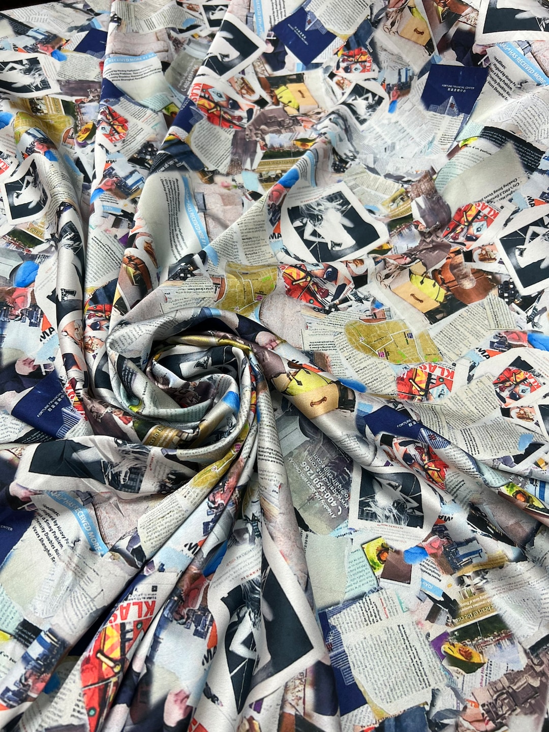 Beautiful Page 3 Style Multi Color Newspaper Style Designer Pattern ...