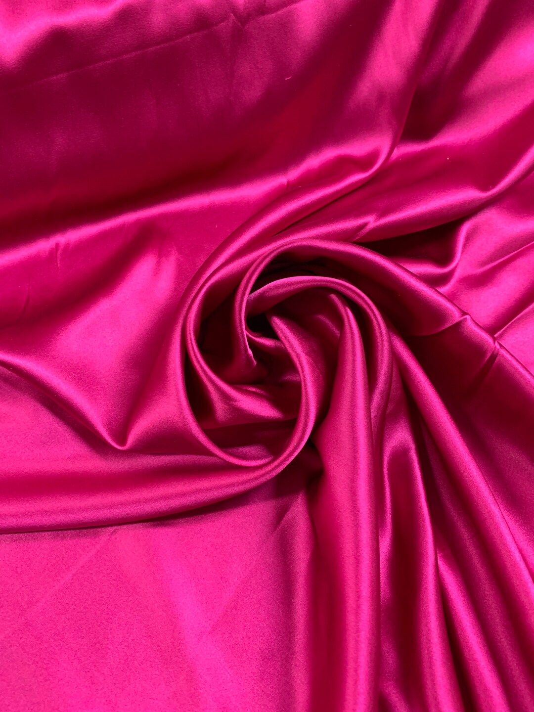 Beautiful Fusia Color Stretch Silk Satin Charmouse 54 Wide. - Etsy