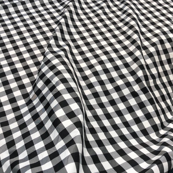 Black and White Gingham Check - Etsy