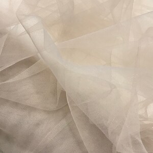 Soft Tulle Mesh Fabric 60" Wide. Best Usable for Bridal Viel, Bridal ...