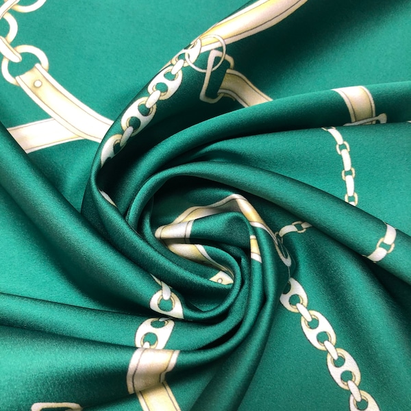 Chain Print Fabric - Etsy