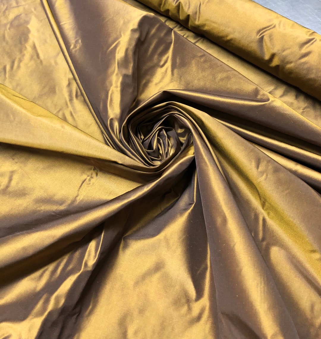 Beautiful Copper Gold Silk Taffeta 54 Wide. Best Used for Apparel and ...