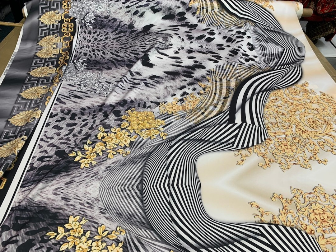 Satin Charmouse Digital Print 54 Wide. Beautiful Soft Silky Charmouse ...
