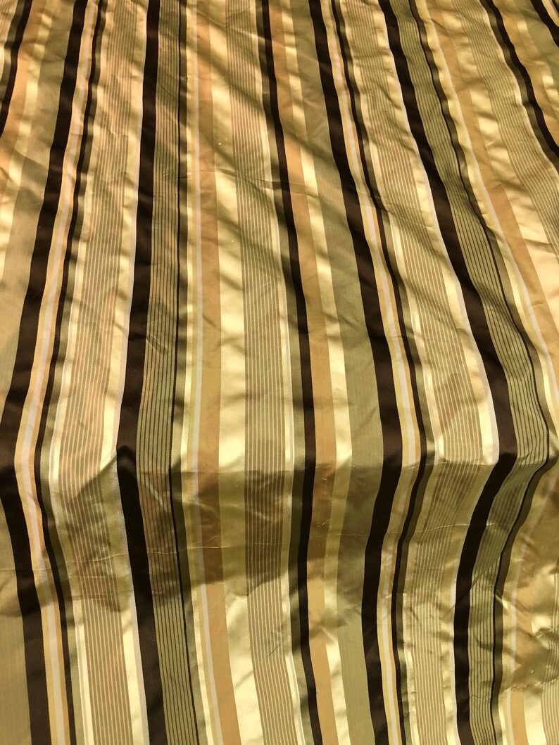 100% Silk Taffeta Satin Stripes 54 Wide Sold by the Yard | Etsy