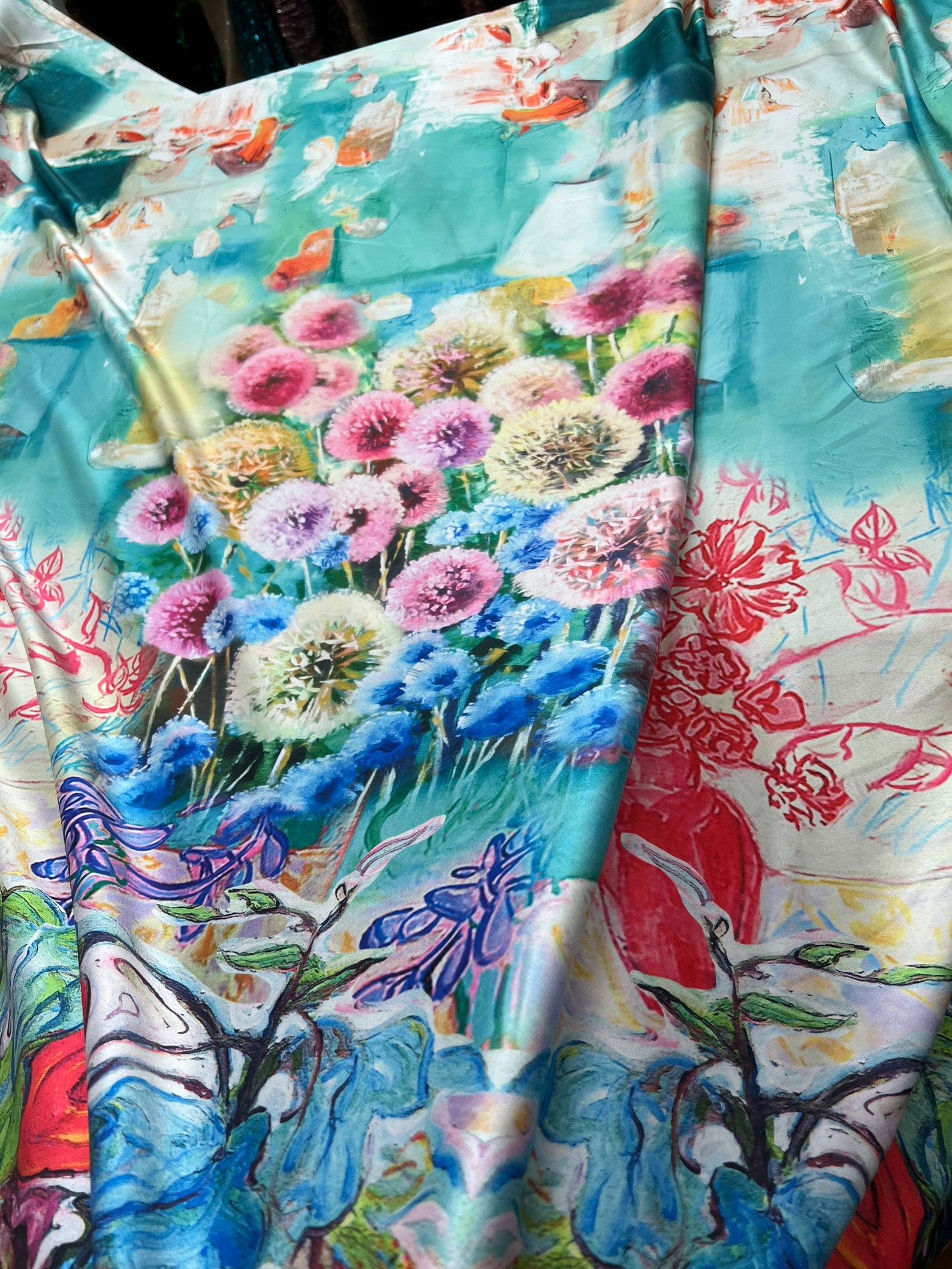 Beautiful Multi Color Floral Design Border Style Designer - Etsy