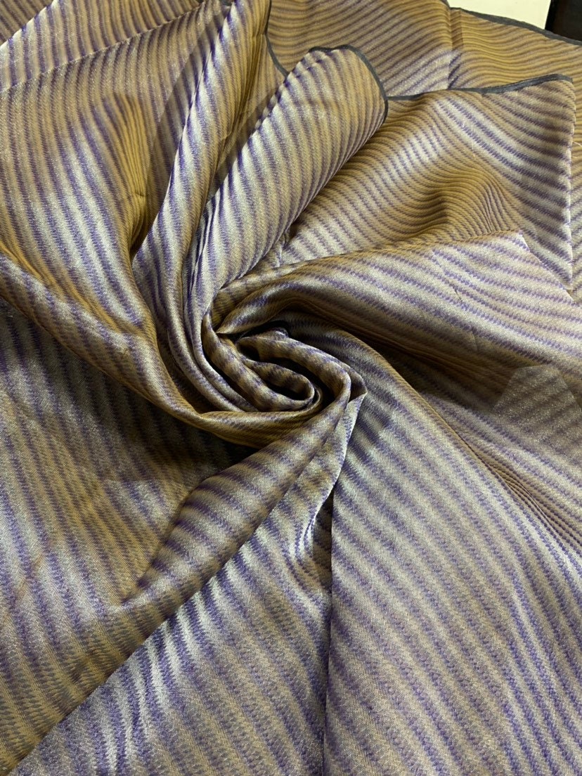 Matalic Tissure Organza 45 Wide Beautiful Copper Purple | Etsy