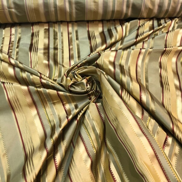 Brown Stripe Fabric - Etsy