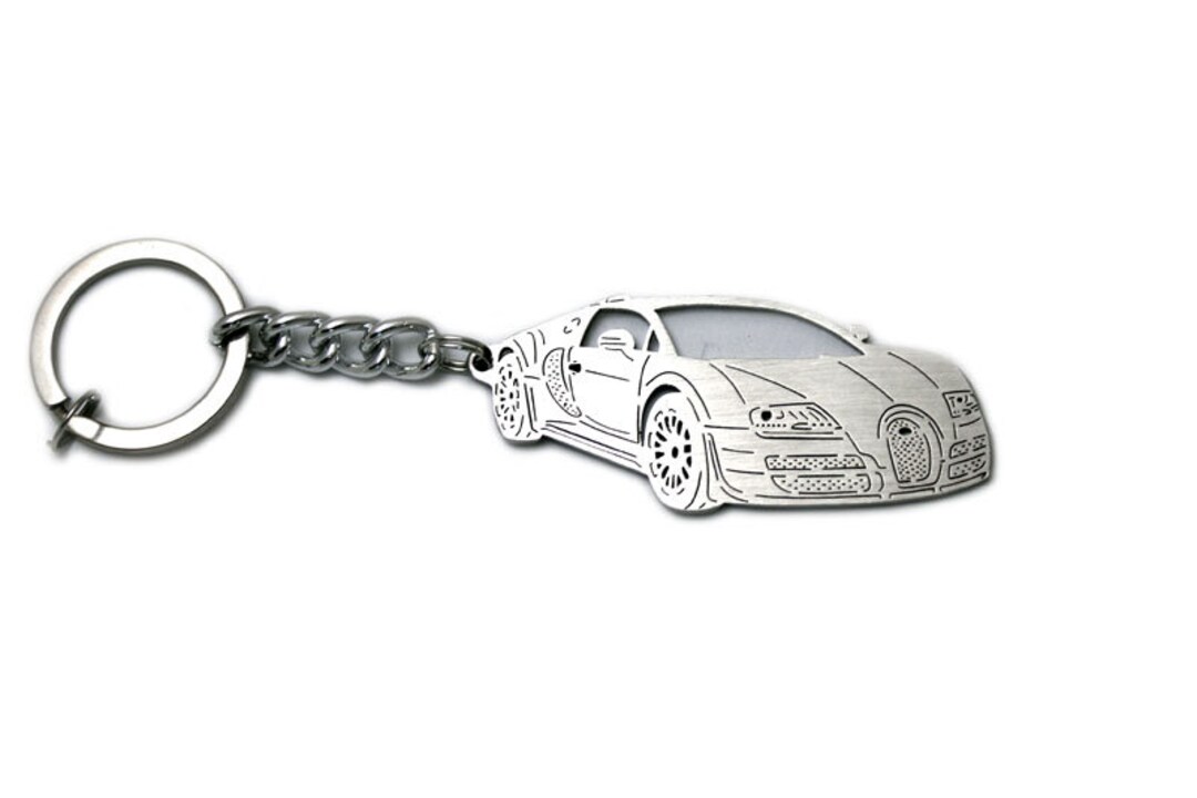 Keychain for Bugatti Veyron Made From Stainless Steel Key - Etsy