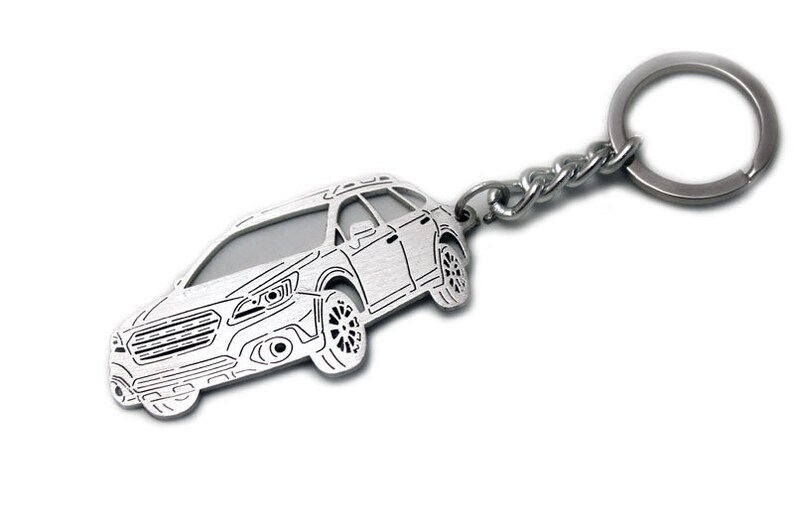 Keychain Fit Subaru Outback V Stainless Steel Key Chain With Ring ...