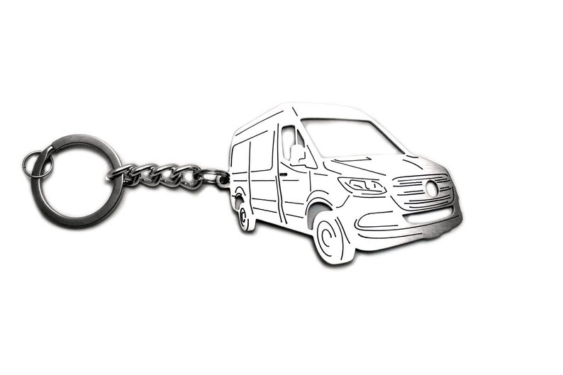 Keychain Fit Mercedes-benz Sprinter III Stainless Steel Key Chain With ...