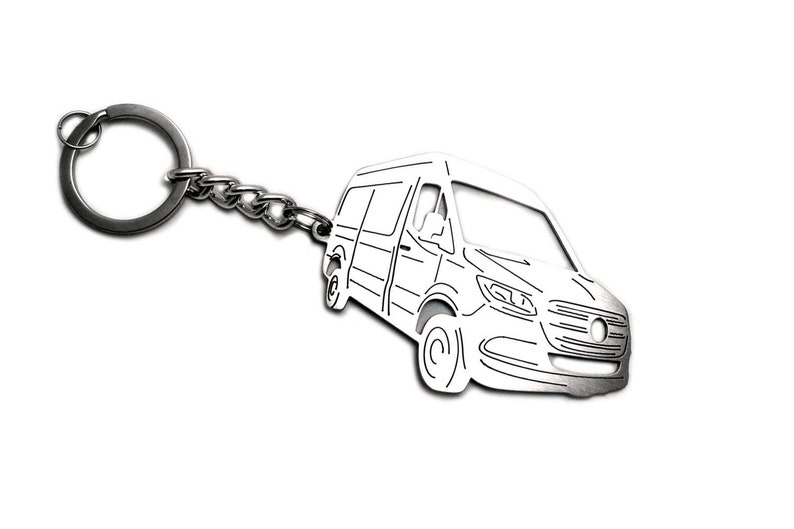 Keychain Fit Mercedes-benz Sprinter III Stainless Steel Key Chain With ...