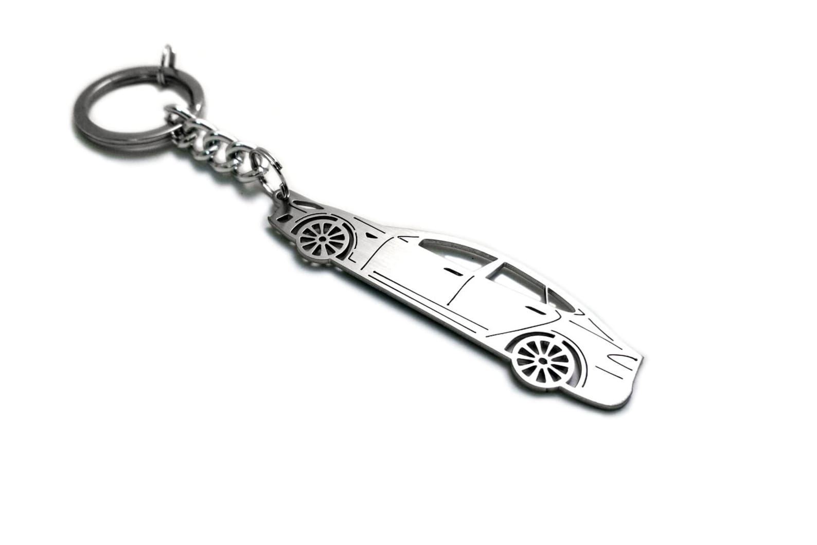 Keychain Fit Tesla Model S Stainless Steel Key Chain With Ring - Etsy