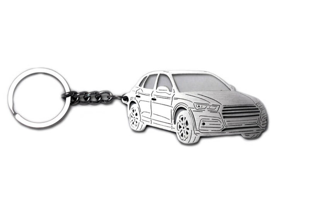 Keychain Fit Audi Q5 II 2017 Stainless Steel Key Chain With - Etsy