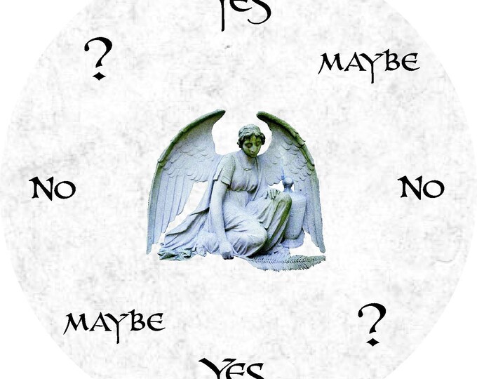 Pendulum Angel Board - 5" Dowsing Divination Metaphysical Message Board ...