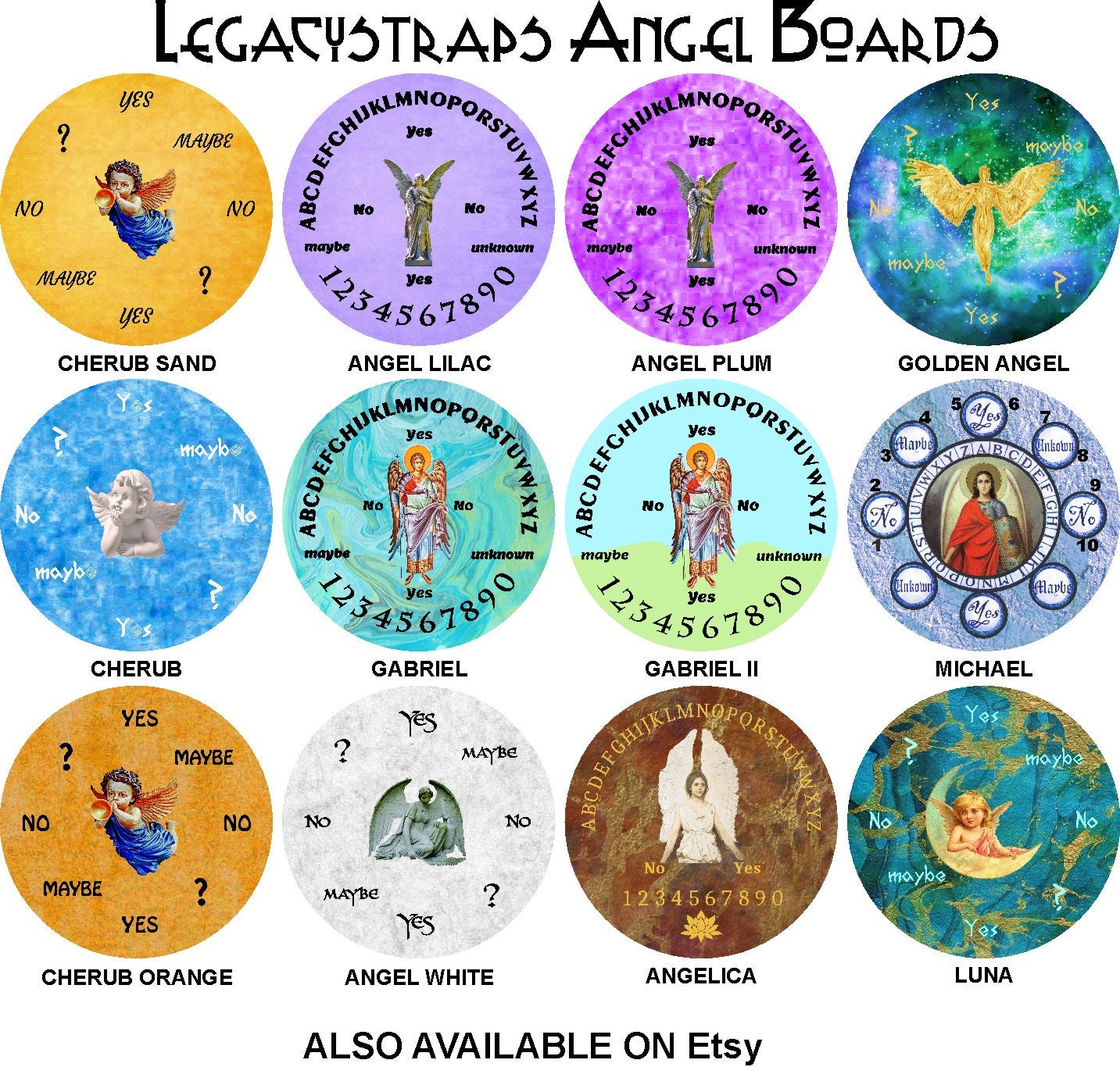 Pendulum Angel Board 5 Dowsing Divination Metaphysical - Etsy