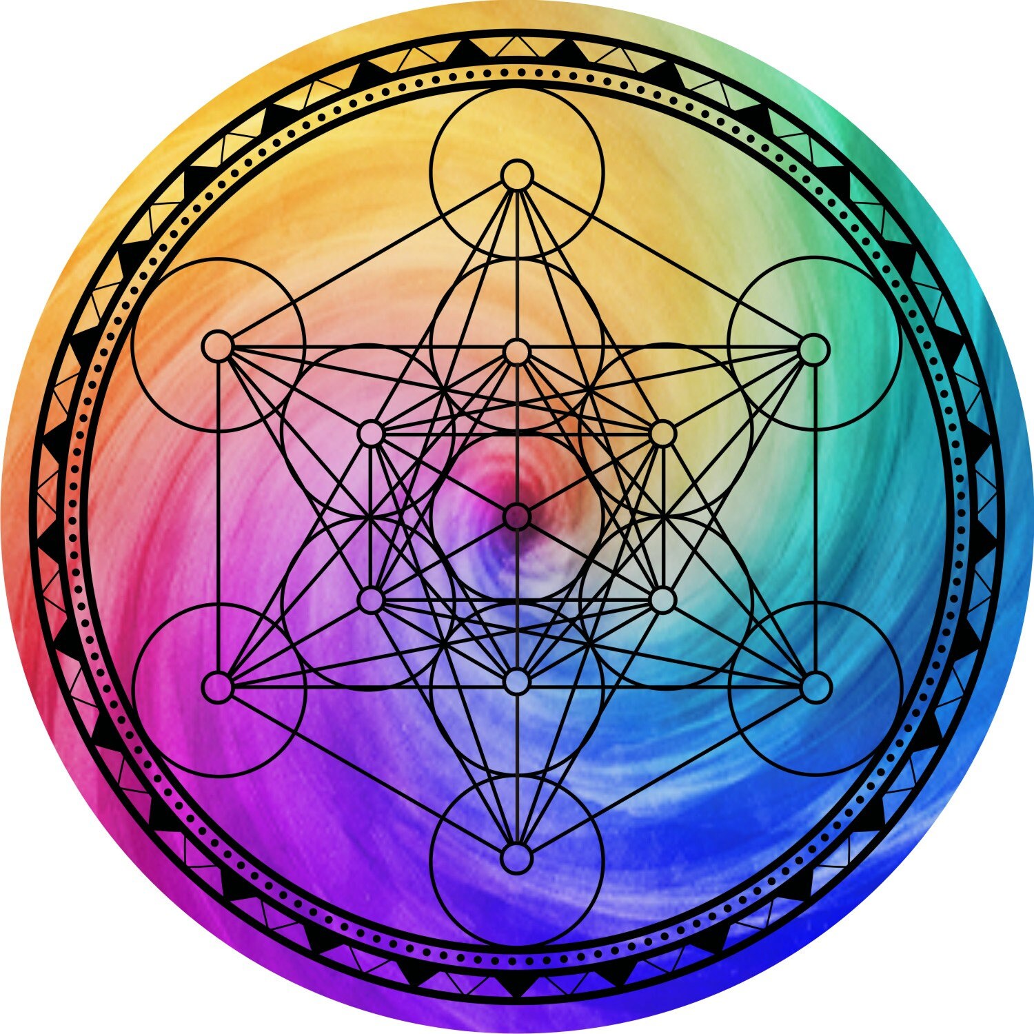 Metatrons Cube Sacred Geometry Grid 5 Metaphysical - Etsy