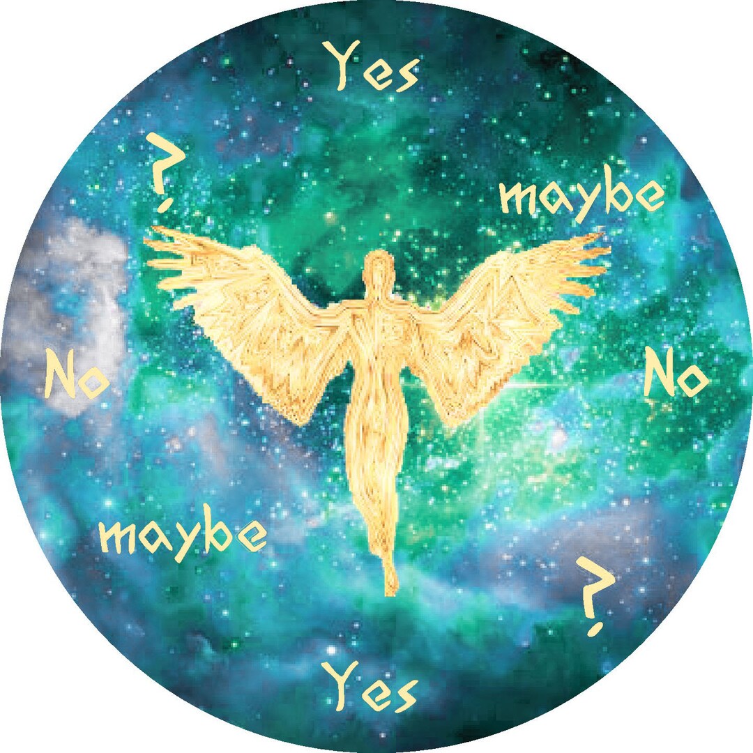 Pendulum Angel Board - 5" Dowsing Divination Metaphysical Message Board ...