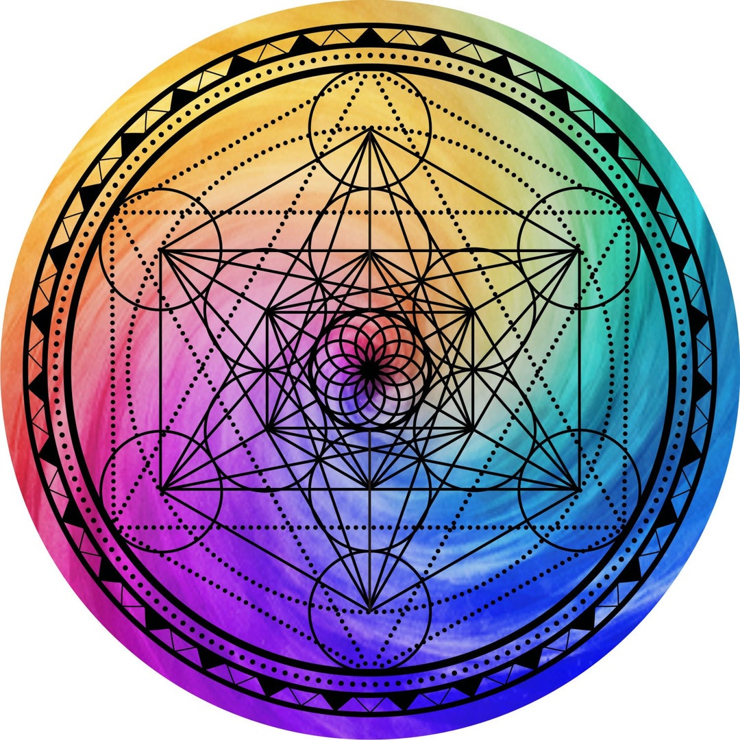 Metatrons Cube II Sacred Geometry Crystal Grid - 5" Metaphysical Reike ...