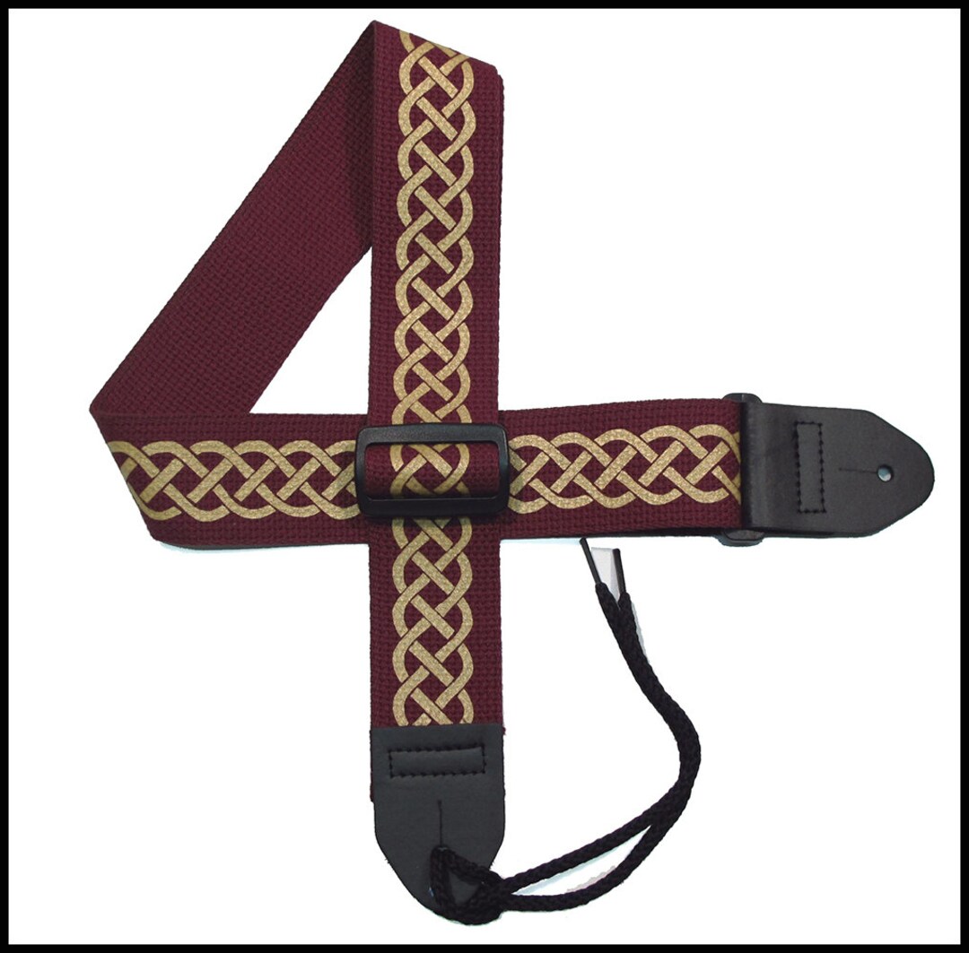 Legacystraps Celtic Guitar Strap With Celtic Knot #2 Design in ...