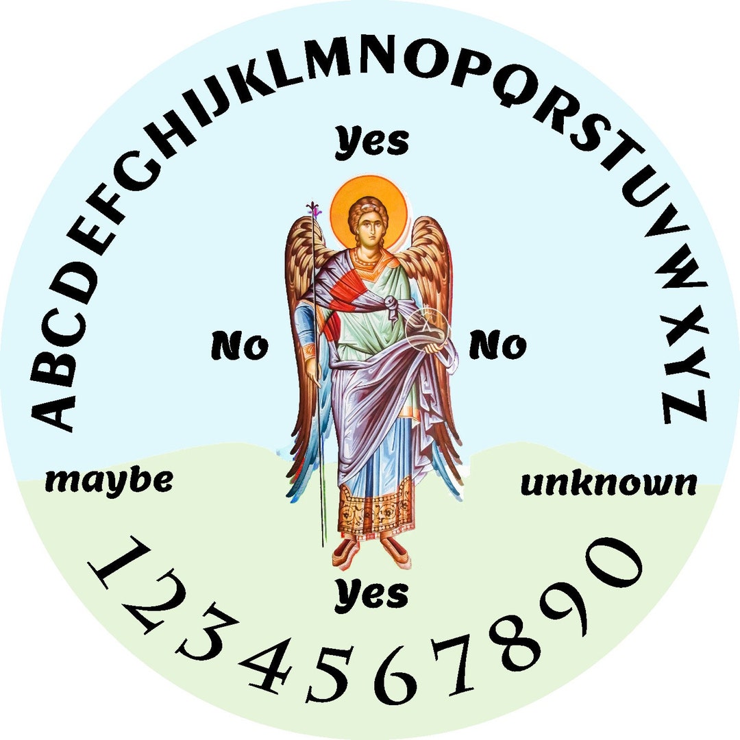 Pendulum Angel Board - 5" Dowsing Divination Metaphysical Message Board ...