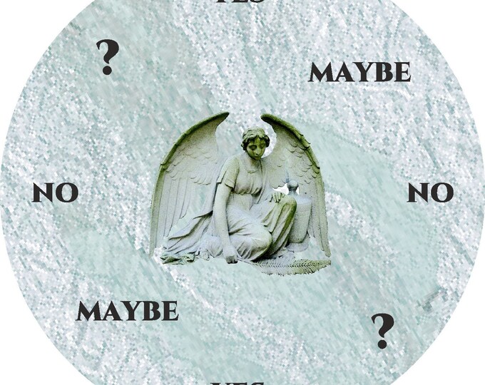 Pendulum Angel Board - 5" Dowsing Divination Metaphysical Message Board ...