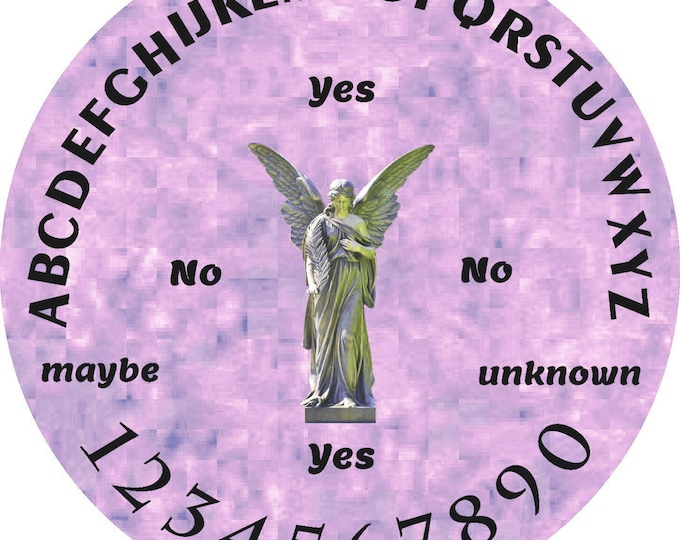 Pendulum Angel Board - 5" Dowsing Divination Metaphysical Message Board ...