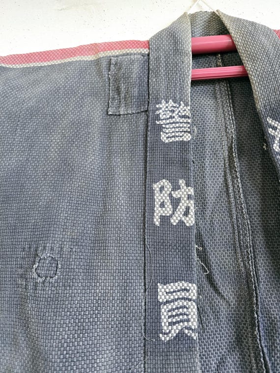 Vintage Japanese BORO Firefighting Hanten, Japanese … - Gem