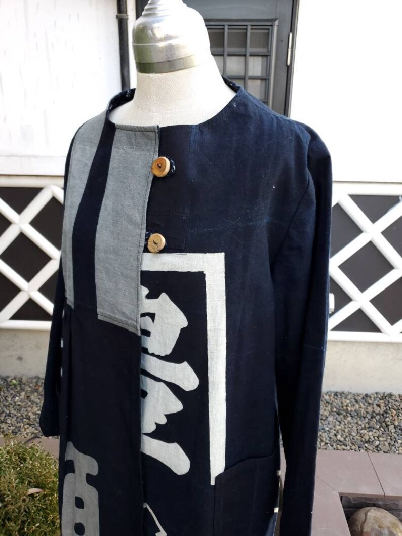 Japanese Vintage Hanten Coat Handmadefree Shipping - Etsy Australia