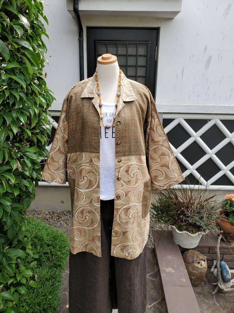 Vintage Japanese Kimono Remake Handmade Sarasa Cotton | Etsy
