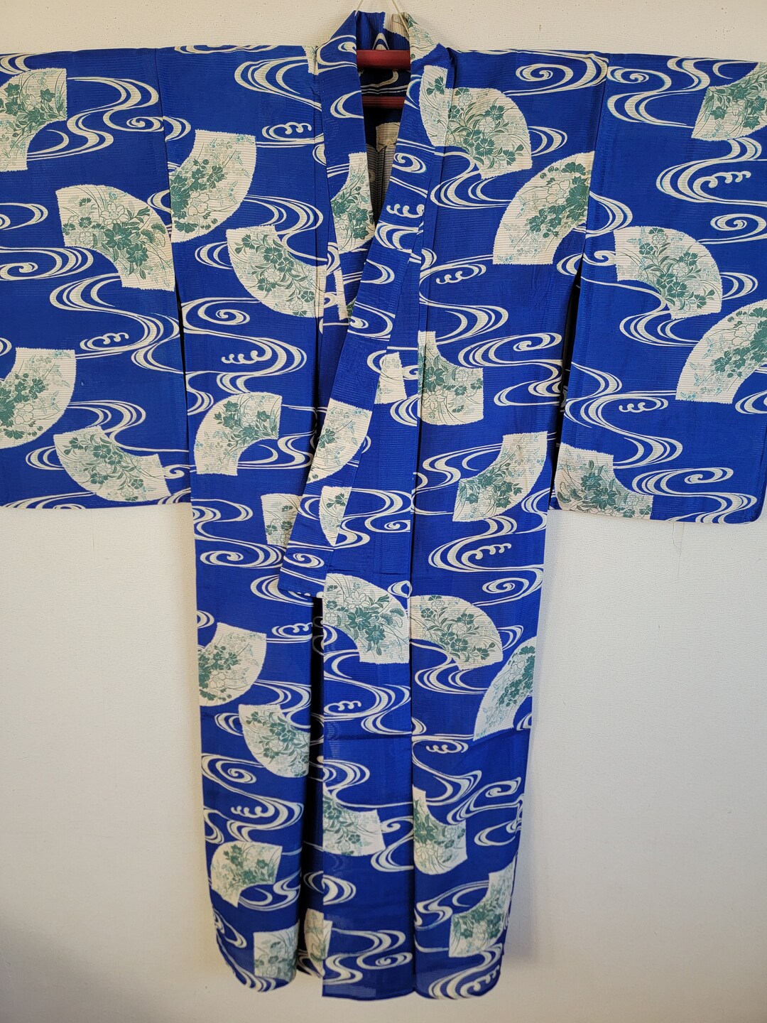 Antique Japanese Silk Kimono Robe, Gown, Dressing,lingerie, Nightwear ...