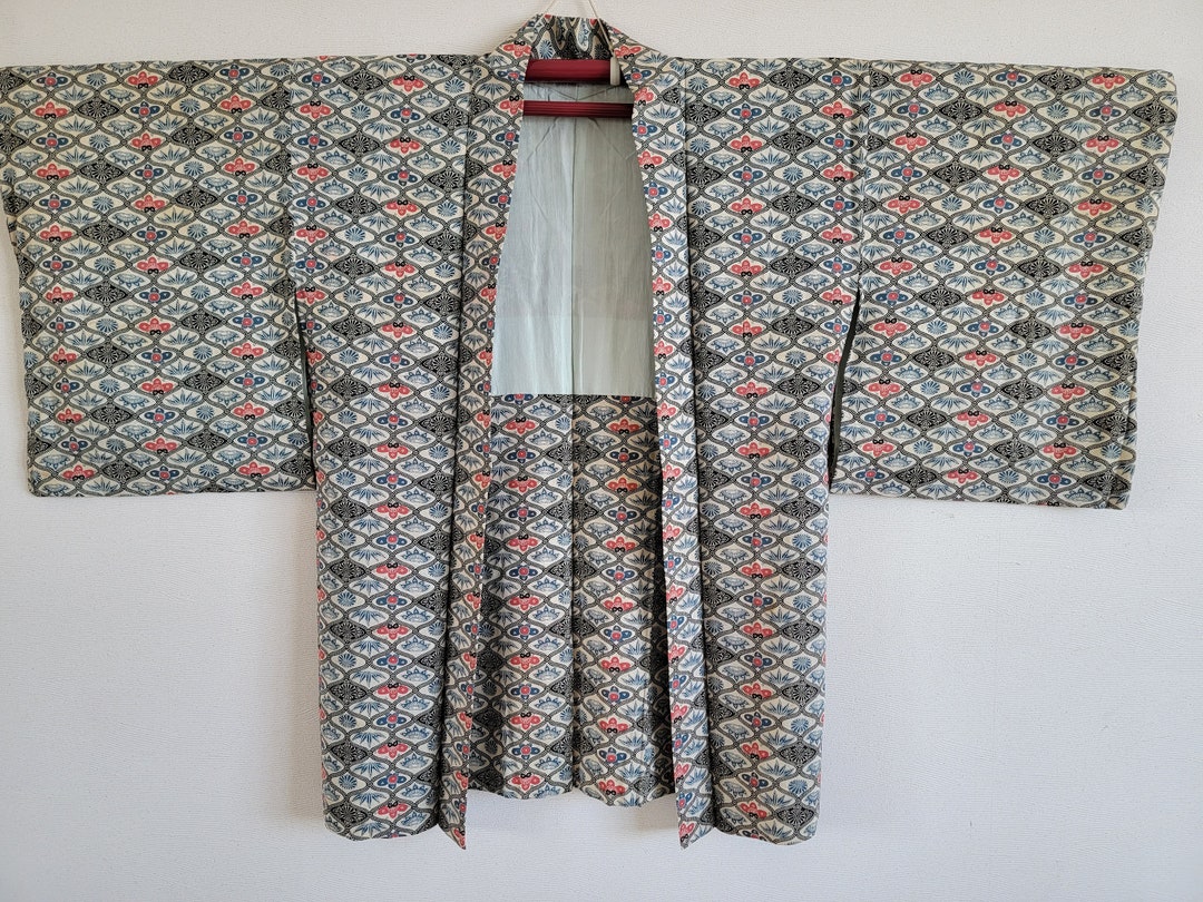 Japanese Silk KIMONO Jacket Haori shiborikimono Jacketfree - Etsy