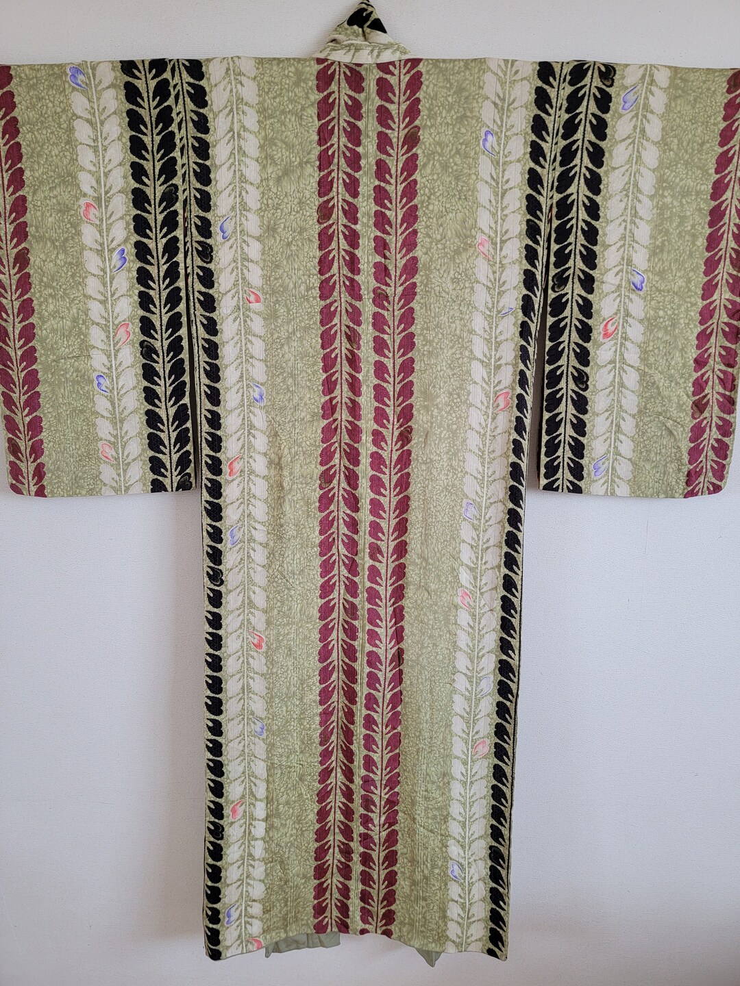 Antique Japanese Silk KIMONO Robe ,gown, Dressing,lingerie, Nightwear ...