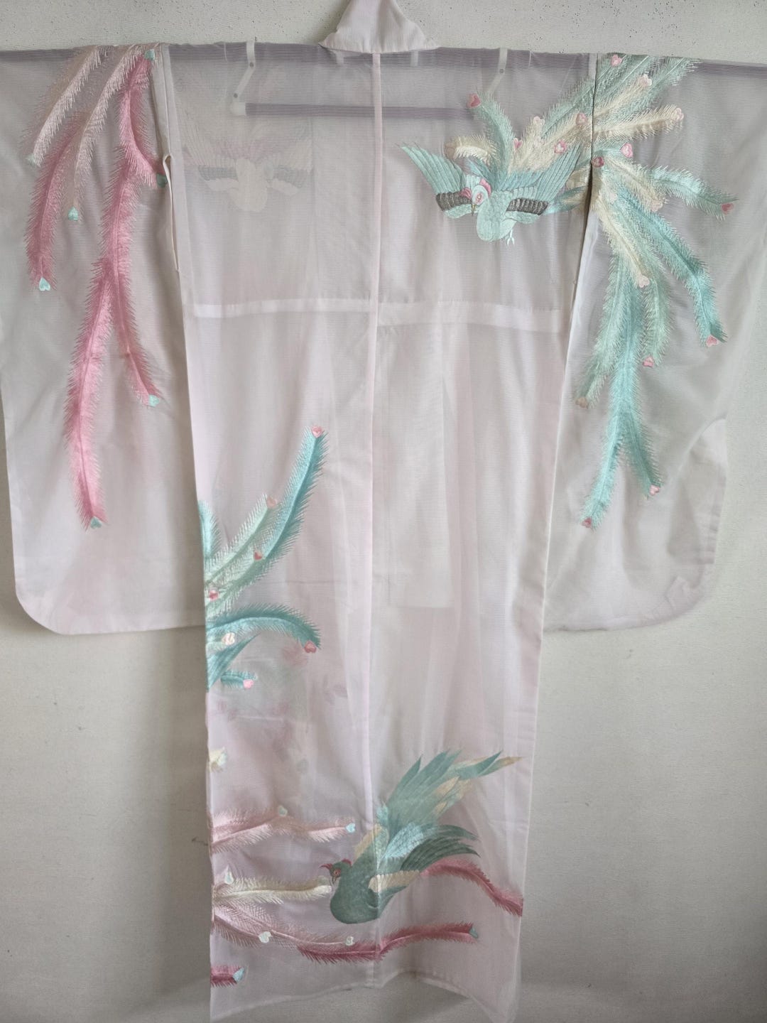 Japanese Polyester KIMONO Robe,furisode,kimono Dress,wedding KIMONO.113 ...