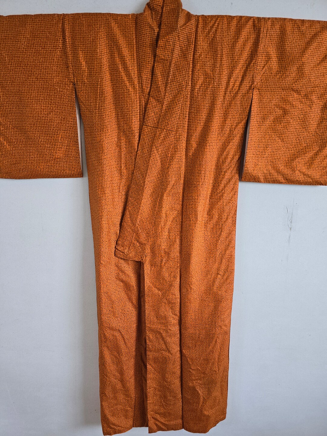 Antique Japanese Silk Kimono Robe, Gown, Dressing,lingerie, Nightwear ...