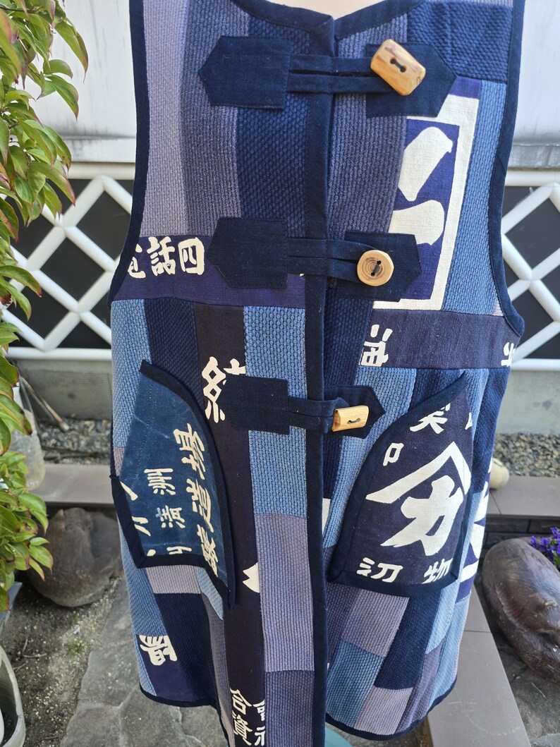 Kimono Remake, Handmade From Old Cloth, Judo Uniform, Patchwork Apron ...